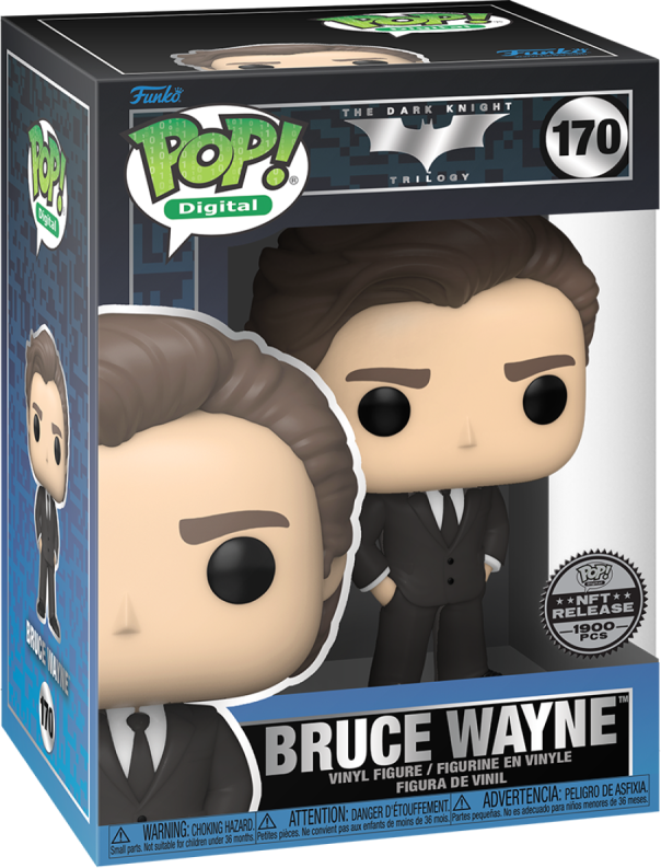 Funko Pop! Digital: The Dark Knight Trilogy - Bruce Wayne (LE 1900 PCS ...