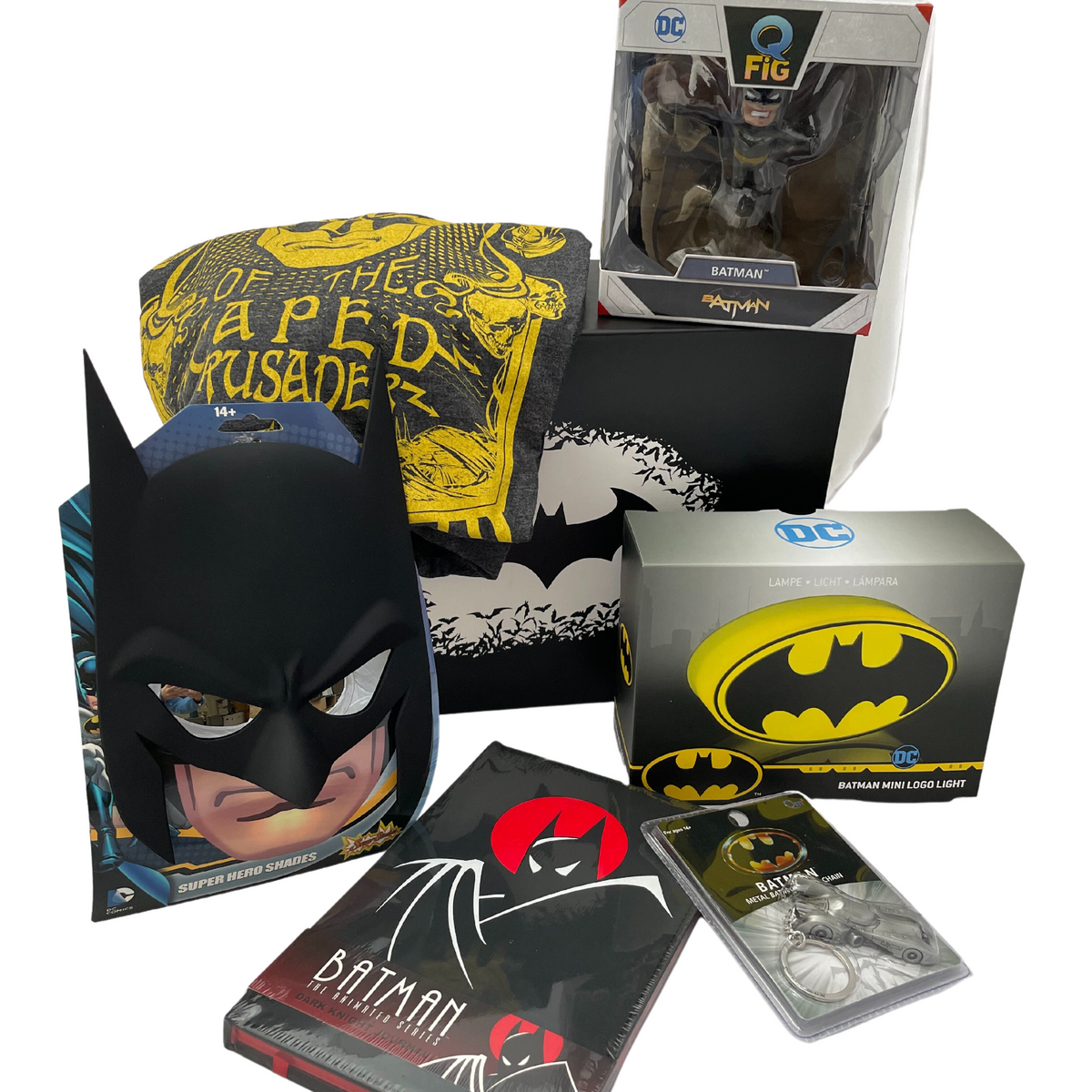 Batman Collector Gift Box with Q Figs Batman Figure – Grey Wizard Toys ...